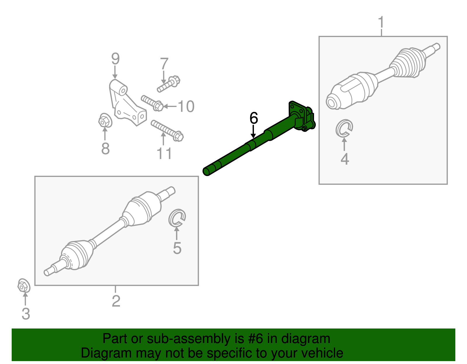 2013-2019 Ford Police Interceptor Sedan | Cv Intermediate Shaft | DG1Z ...