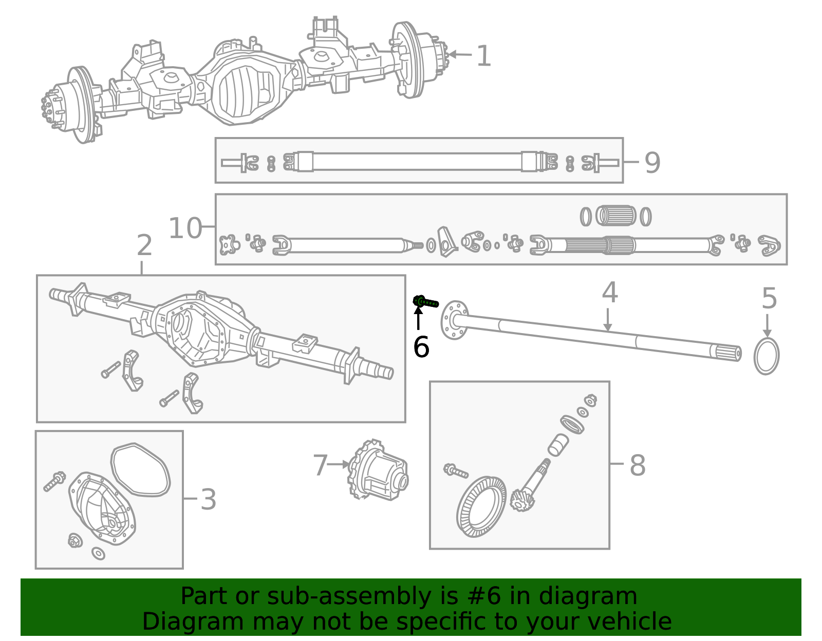 2003-2025 Mopar Axle Shaft Mount Bolt 05086770AB | Mopar Parts Canada
