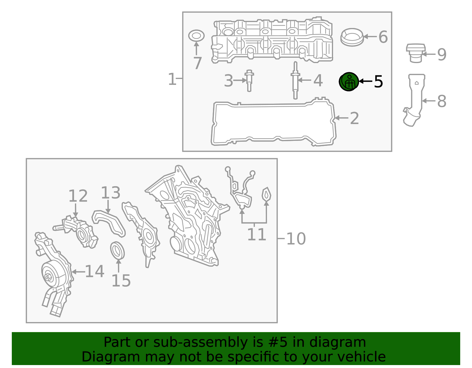 2011-2023 Mopar Camshaft Sensor Seal 05184772AB | Mopar Parts Canada