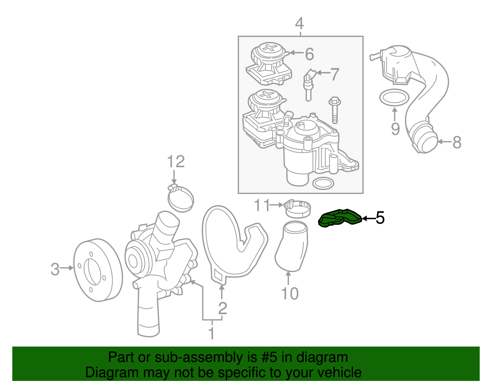 137-203-01-80 - Engine Coolant Thermostat Housing Gasket 2001-2025 ...