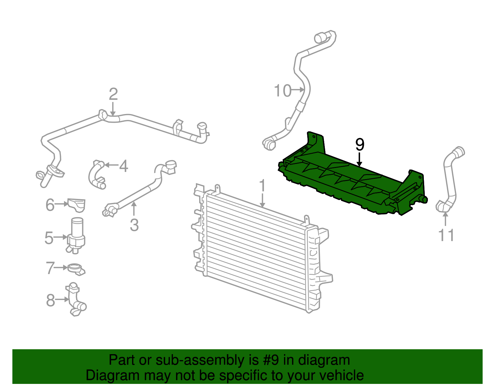 T2R18423 - Radiator 2010-2024 Jaguar | Haper Jaguar Parts