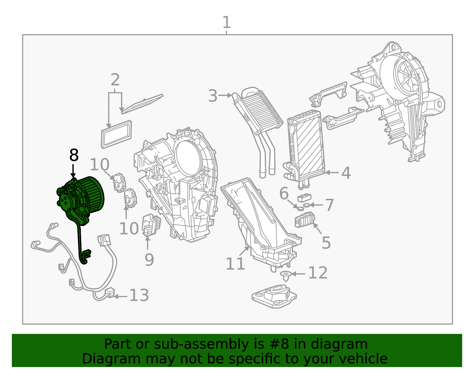 2021-2024 GM Auxiliary Blower Motor 84488484 | Capital Chevy Parts