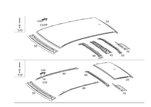 246-650-00-00 - Roof Frame 2014-2017 Mercedes-Benz | Mercedes-Benz USA ...