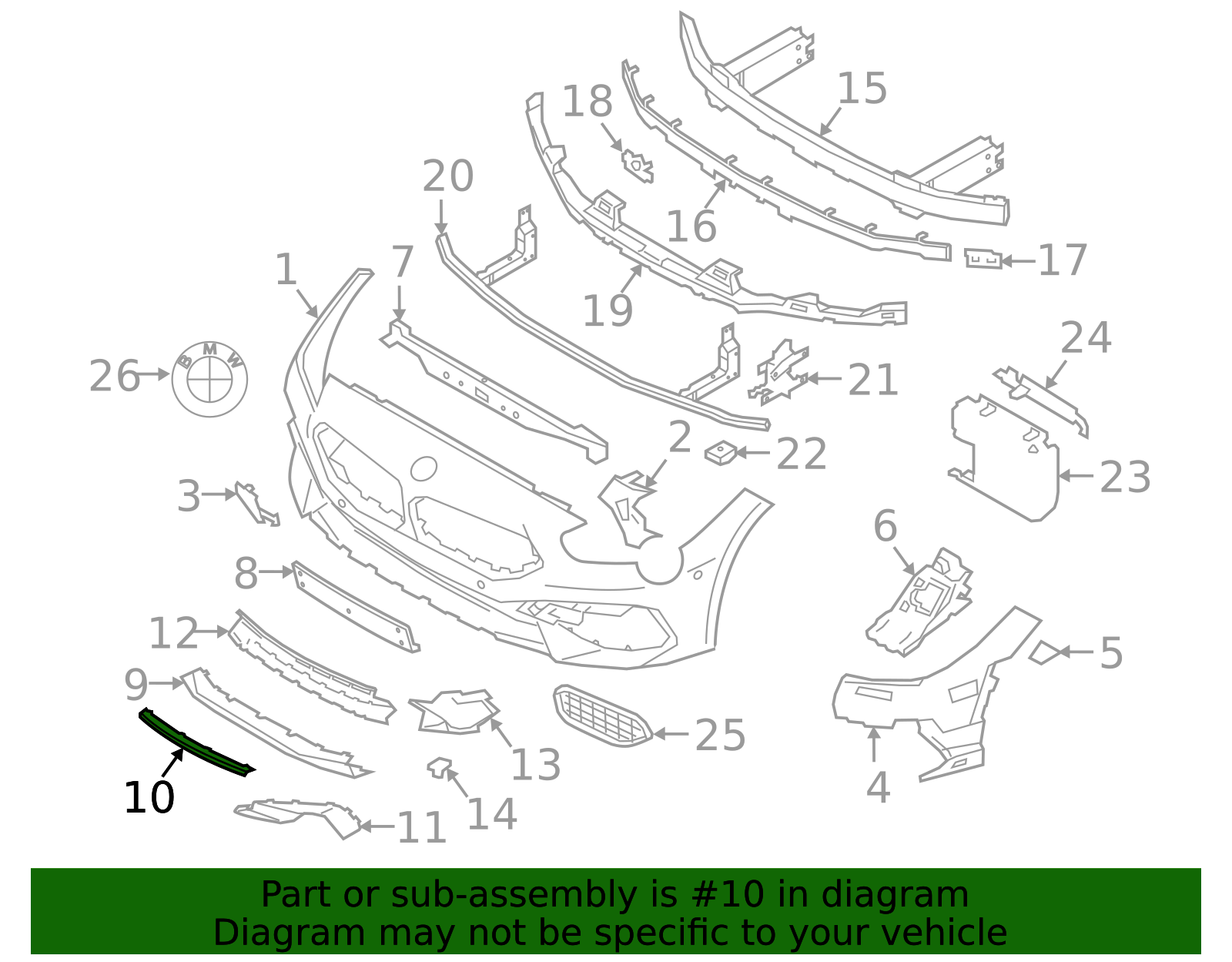 Genuine BMW 51-11-7-474-415 | Finish Molding | FREE Shipping on Most ...