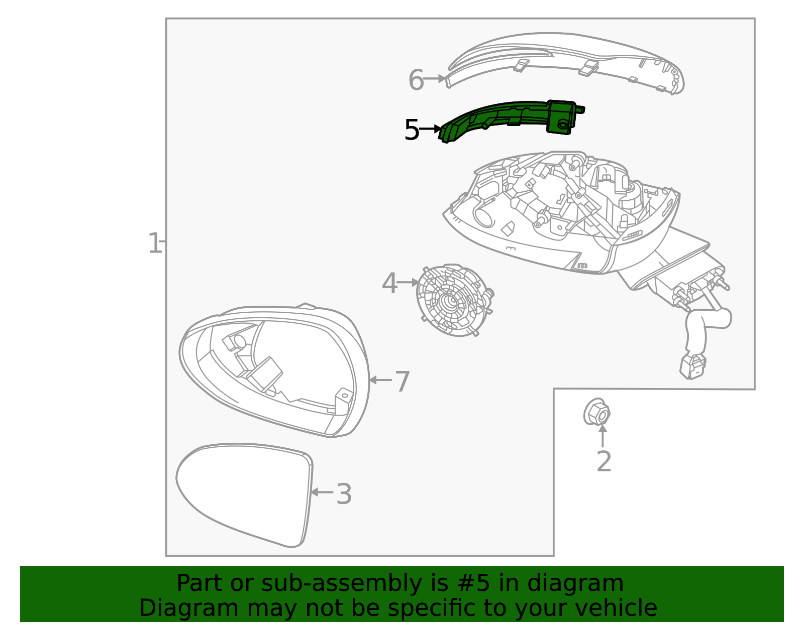 87614-L2000 - Turn Signal 2021-2024 Kia K5 | Kia.Parts Store