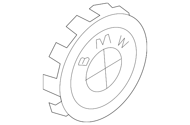 36-13-6-852-052 - Center Cap - 2014-2020 BMW | Buy BMW Parts Now