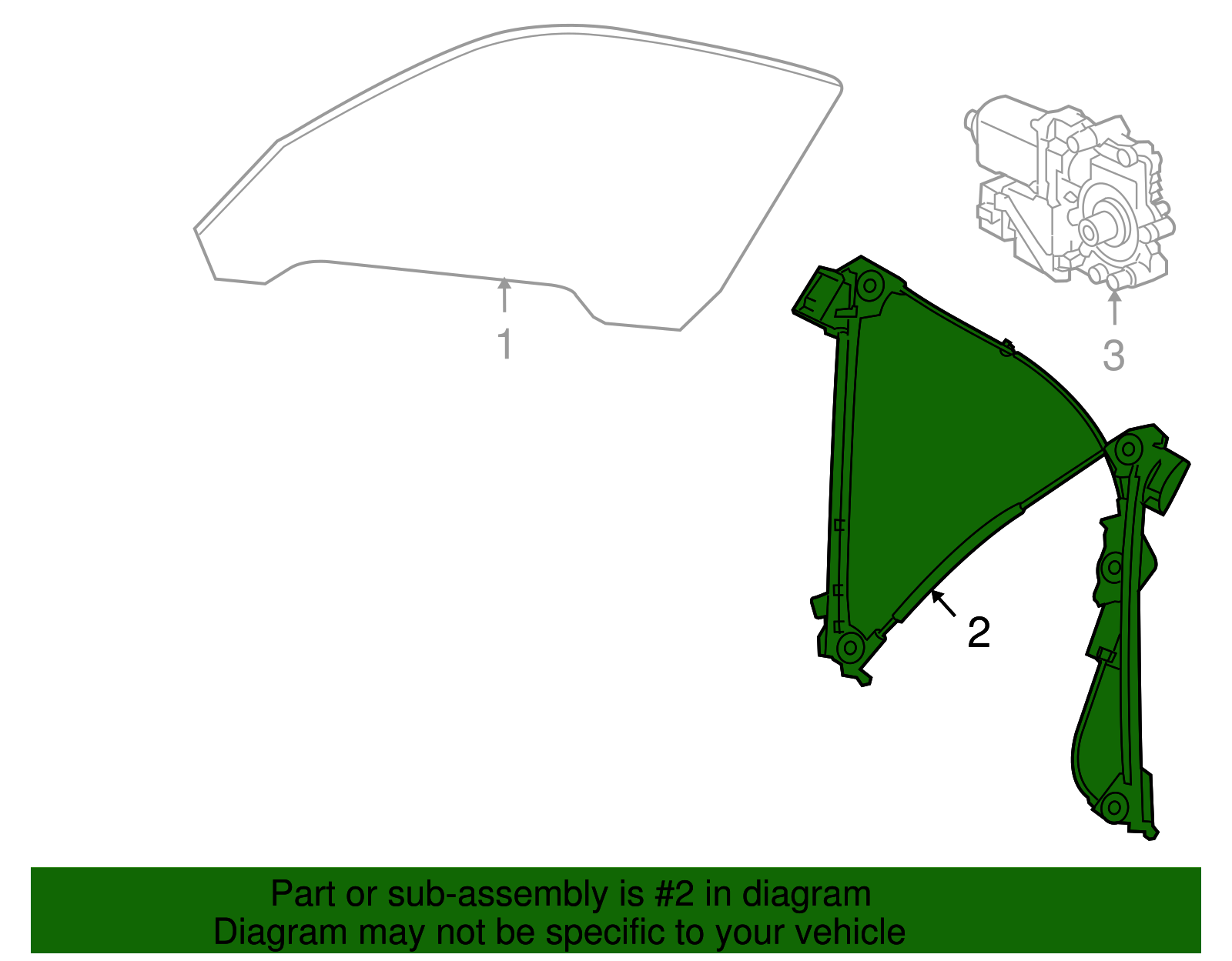 2007-2013 Porsche 911 Window Regulator 997-542-076-03 | Sunset Porsche ...