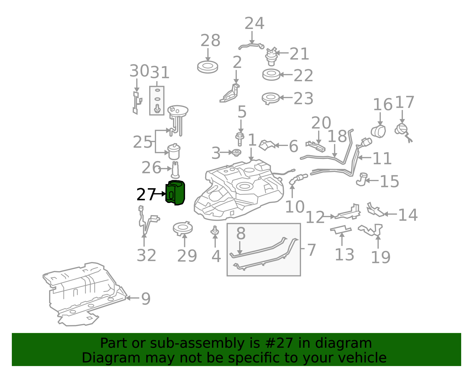 77131-48032 - High-Quality Fuel Pump Housing for 2008-2010 Toyota ...