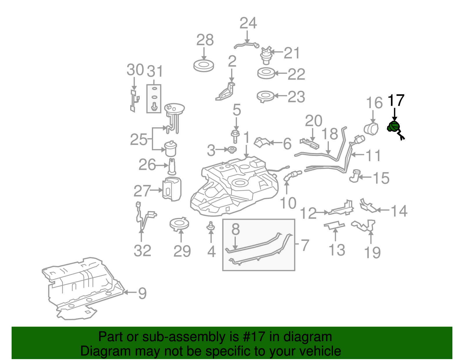 2006-2013 Toyota Highlander 2006-2013 Toyota Highlander - Fuel Tank Cap ...
