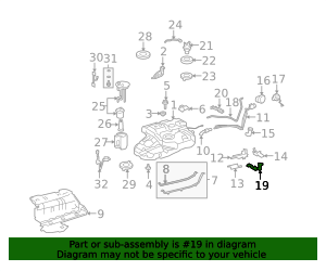 77272-48020 - High-Quality Fuel Filler Neck Bracket for 2004-2013 ...