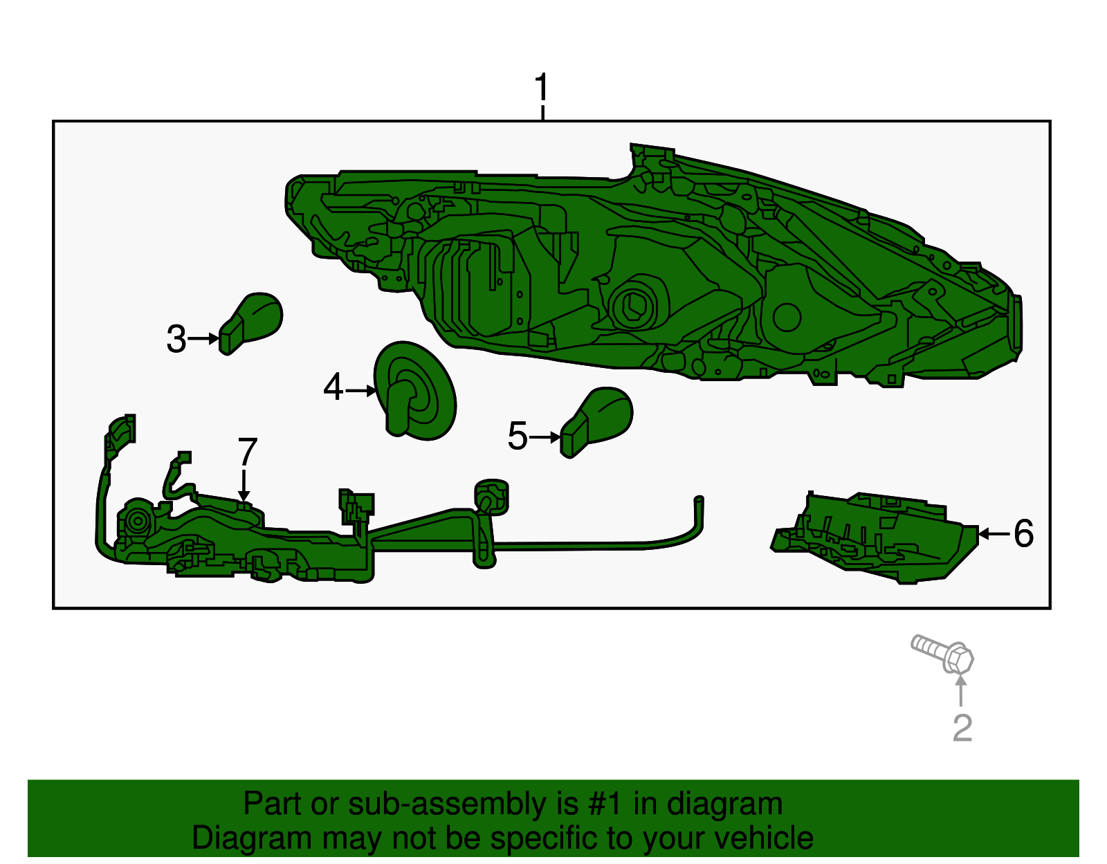 2016-2018 Nissan Altima Headlamp Assembly 26060-9HS9A | OEM Parts Online