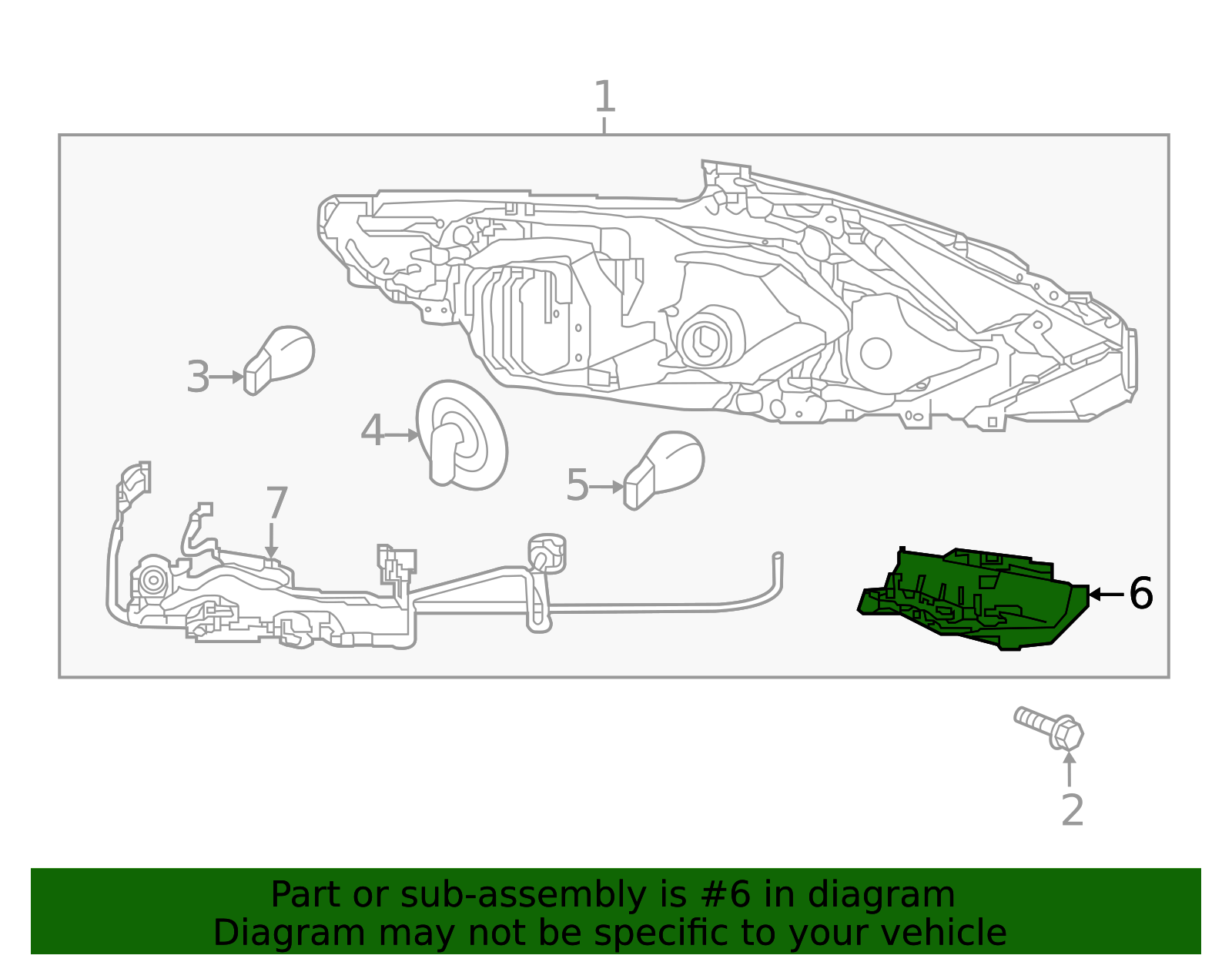 Headlight Bracket 26042-9HS0A | Nissan Parts OEM
