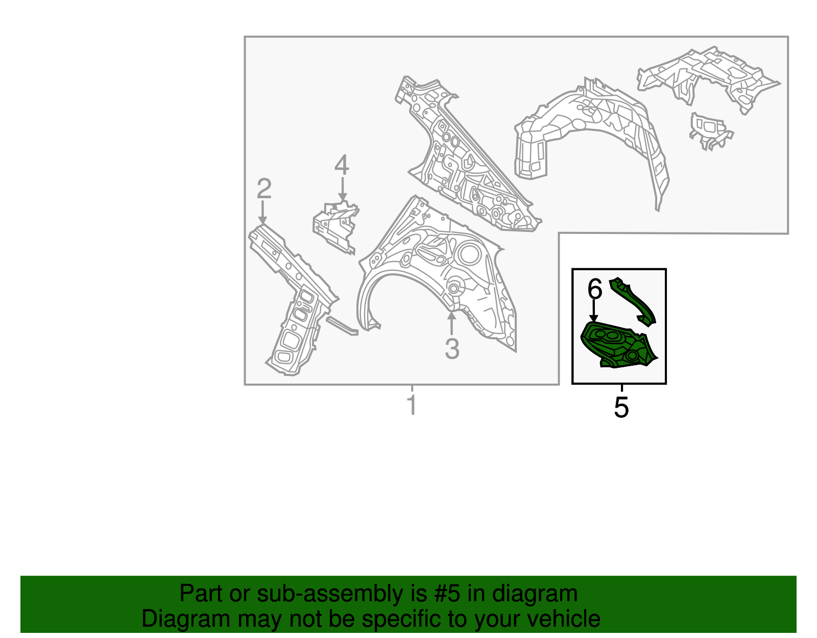 2014-2018 Mazda 3 Rear Pillar b4ya7144ya | TascaParts.com