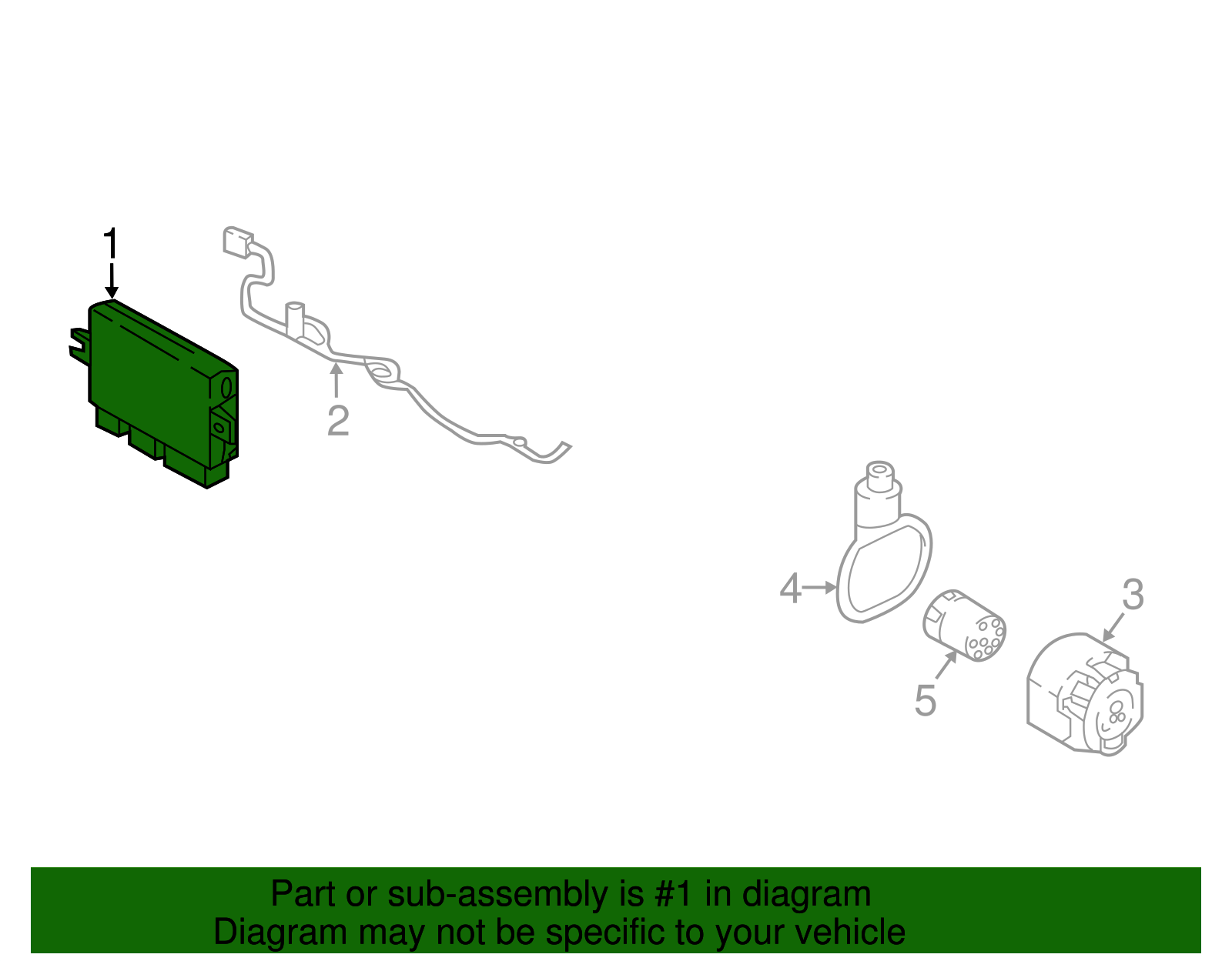 5Q0-907-383-L - Module - 2018-2021 Volkswagen Atlas | World VW Parts