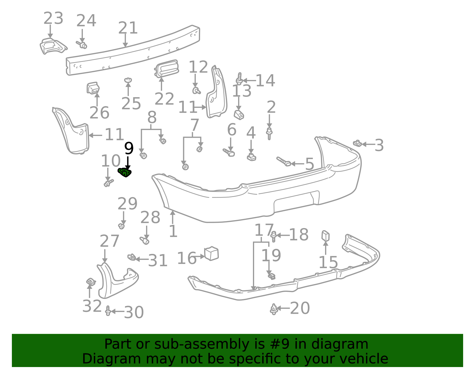 2000-2002 Toyota Echo Side Bracket 52185-52020 | MotorMotor