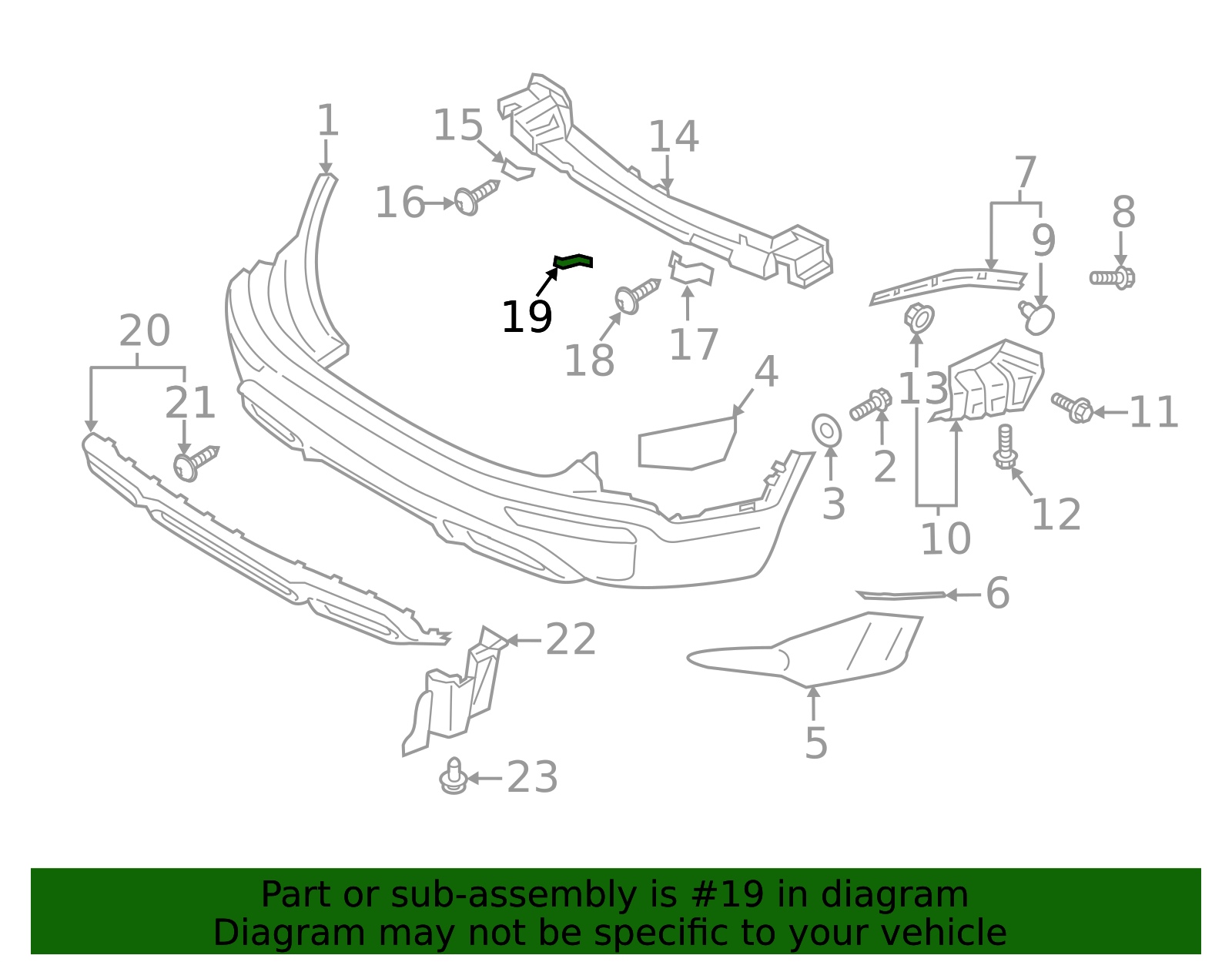 86636-S9000 - Impact Bar Center Bracket 2020-2025 Kia Telluride | Kia ...