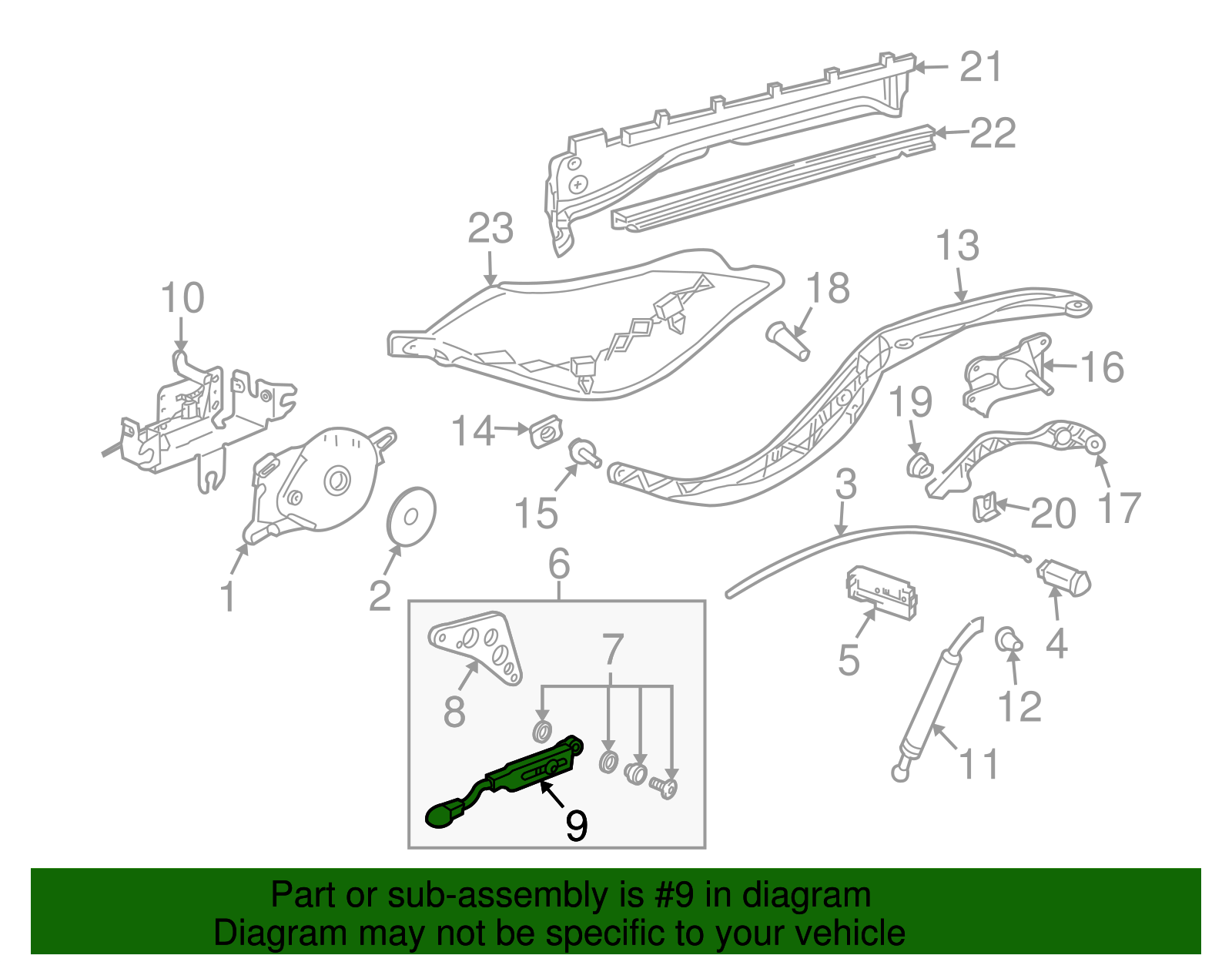2005-2008 Porsche Boxster Control Rod 987-561-279-02 | Gaudin Porsche Parts