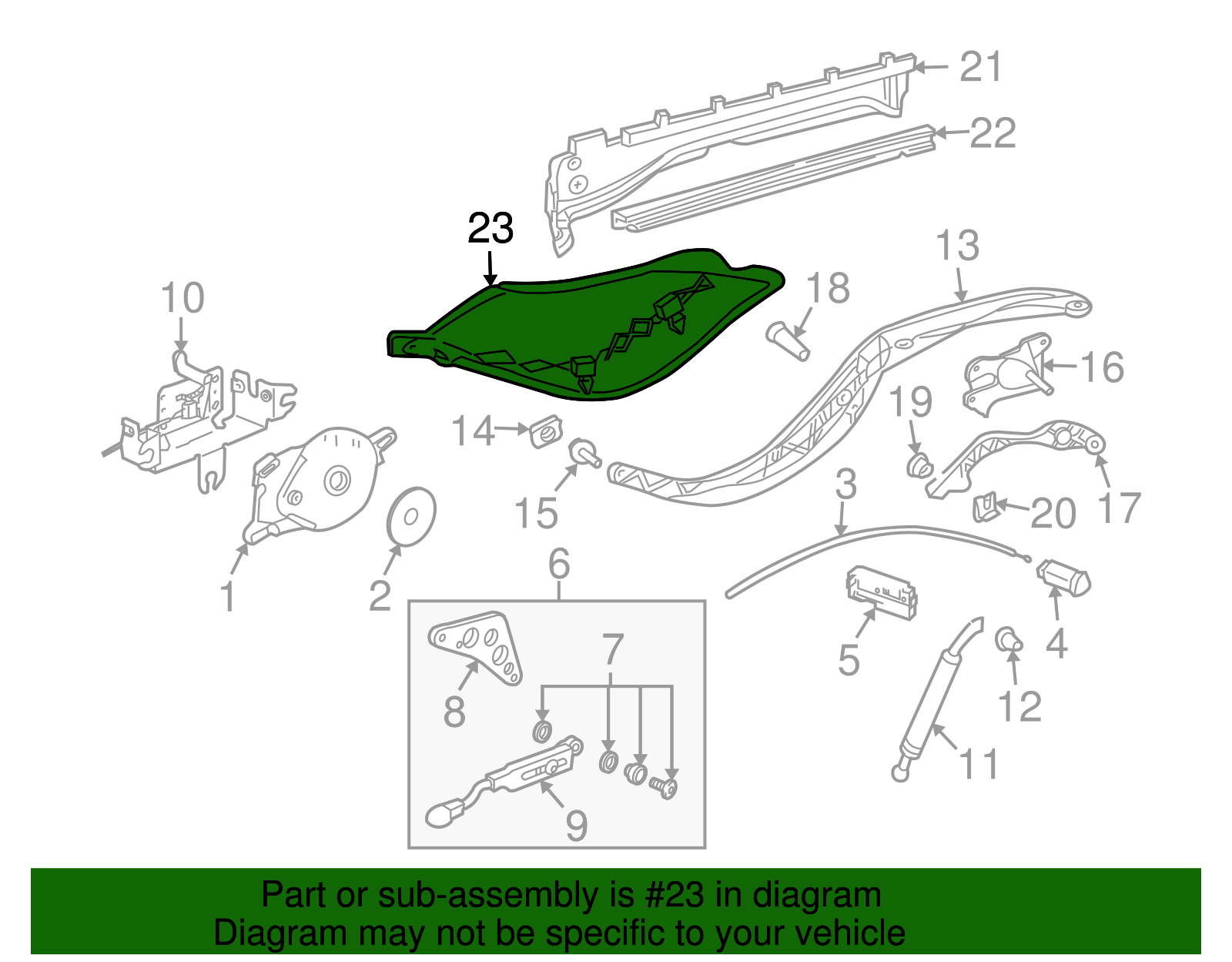 2005-2012 Porsche Boxster Trim 987-561-445-00-01C | OEM Parts Online