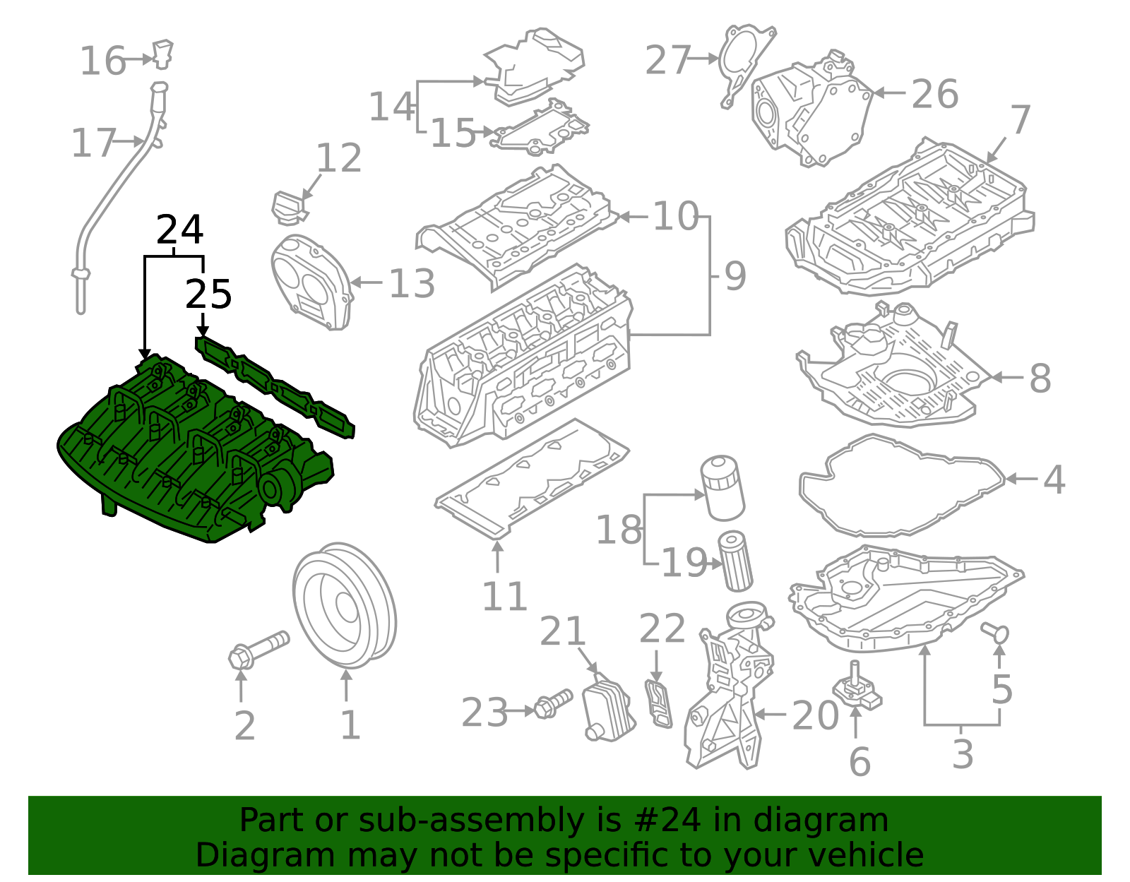 2015-2021 Volkswagen Intake Manifold 06L-133-201-FP | VW Direct Auto Parts