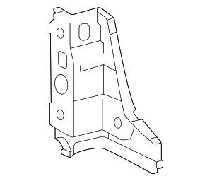 2016-2020 Toyota Mirai Front Extension 53814-75010 | Toyota Parts Center