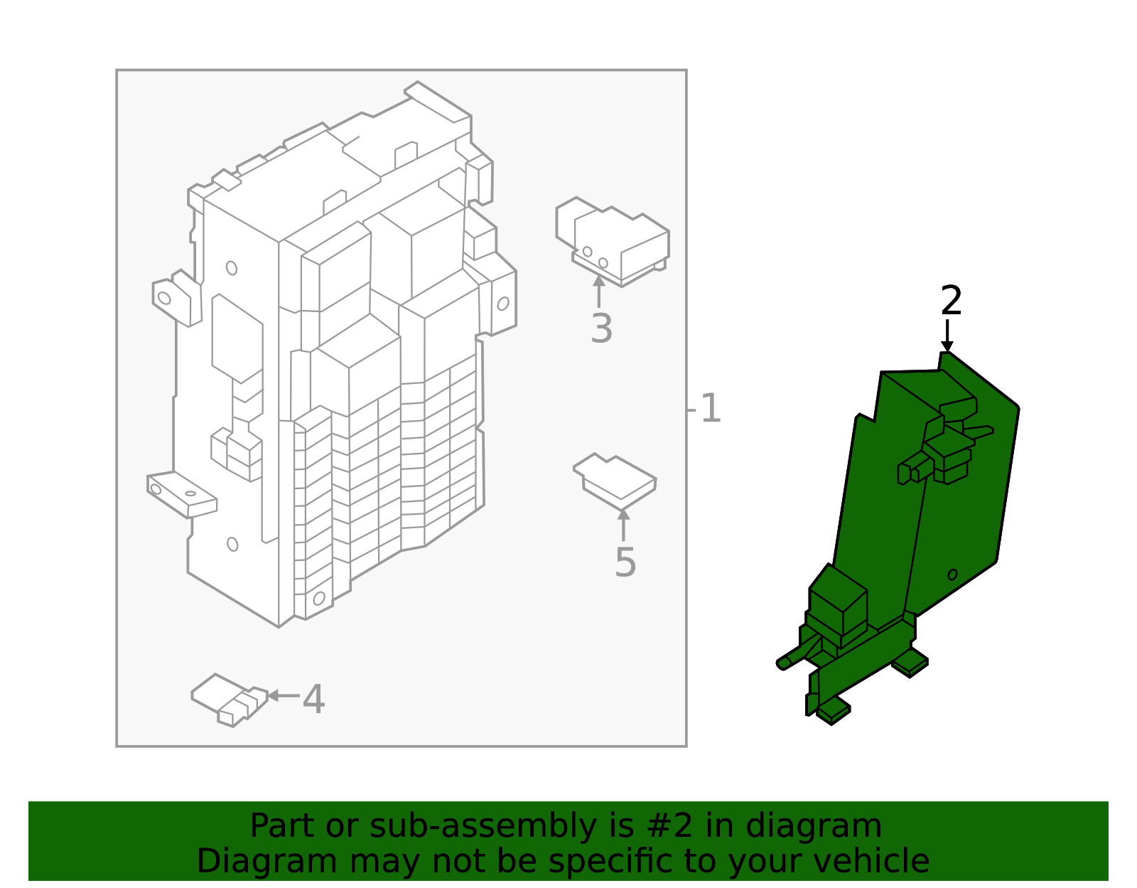 2021-2025 Nissan Rogue Junction Block Bracket 24236-6RA0A | Nissan RVA