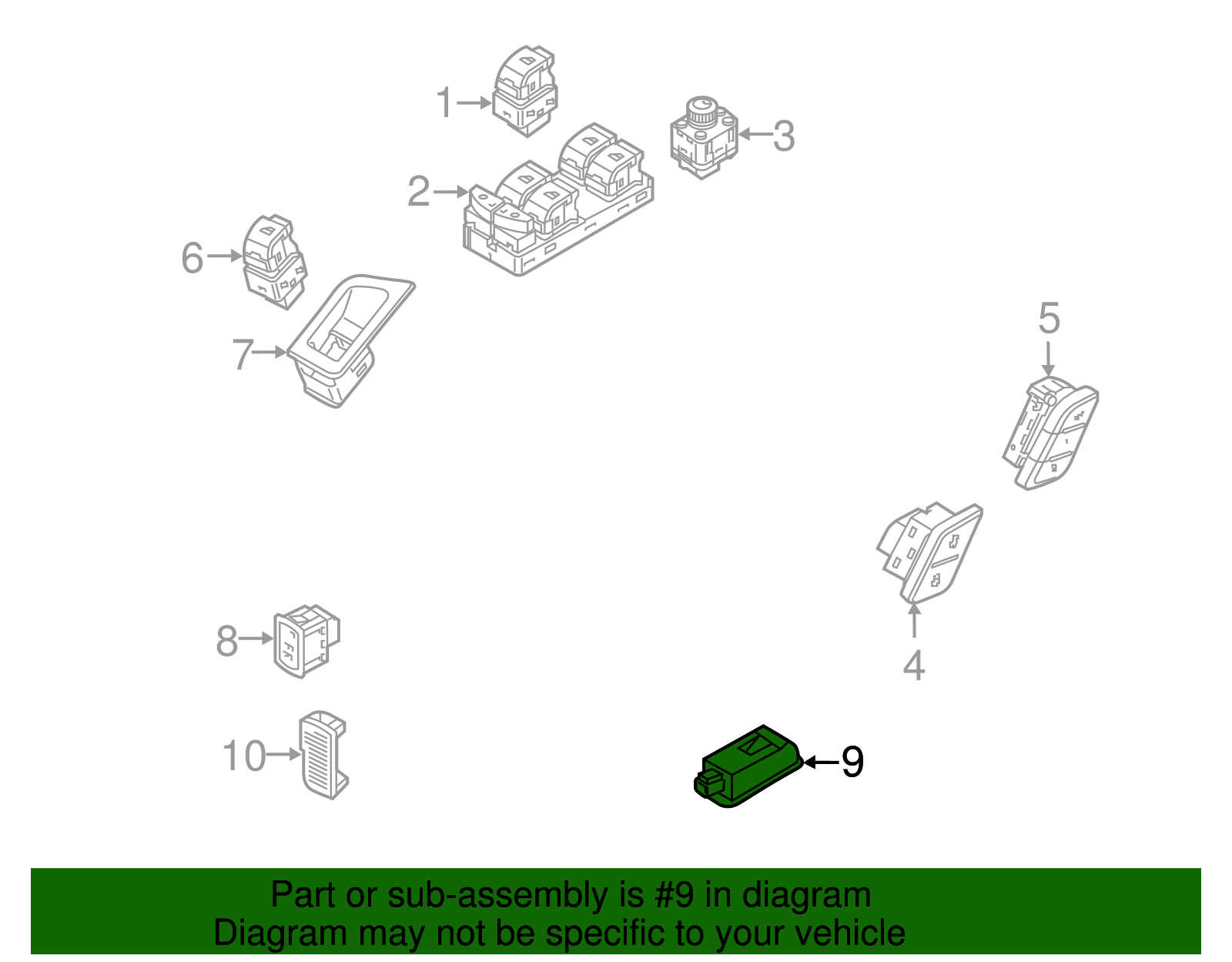 4E0-947-415 - Inst Panel Lamp 2017-2025 Audi | Audi OEM Parts