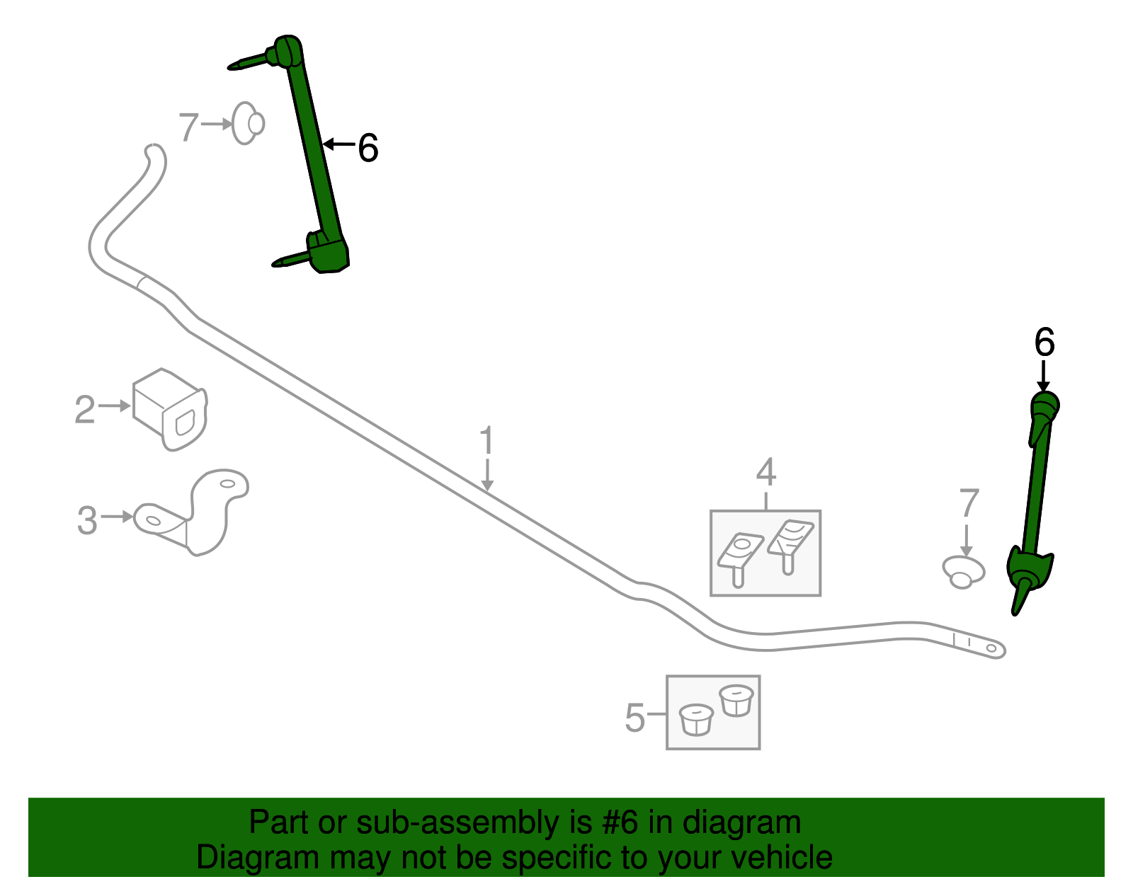 2007-2024 Ford | Motorcraft™ Stabilizer Link | MEF-91 | Walls' Ford Parts