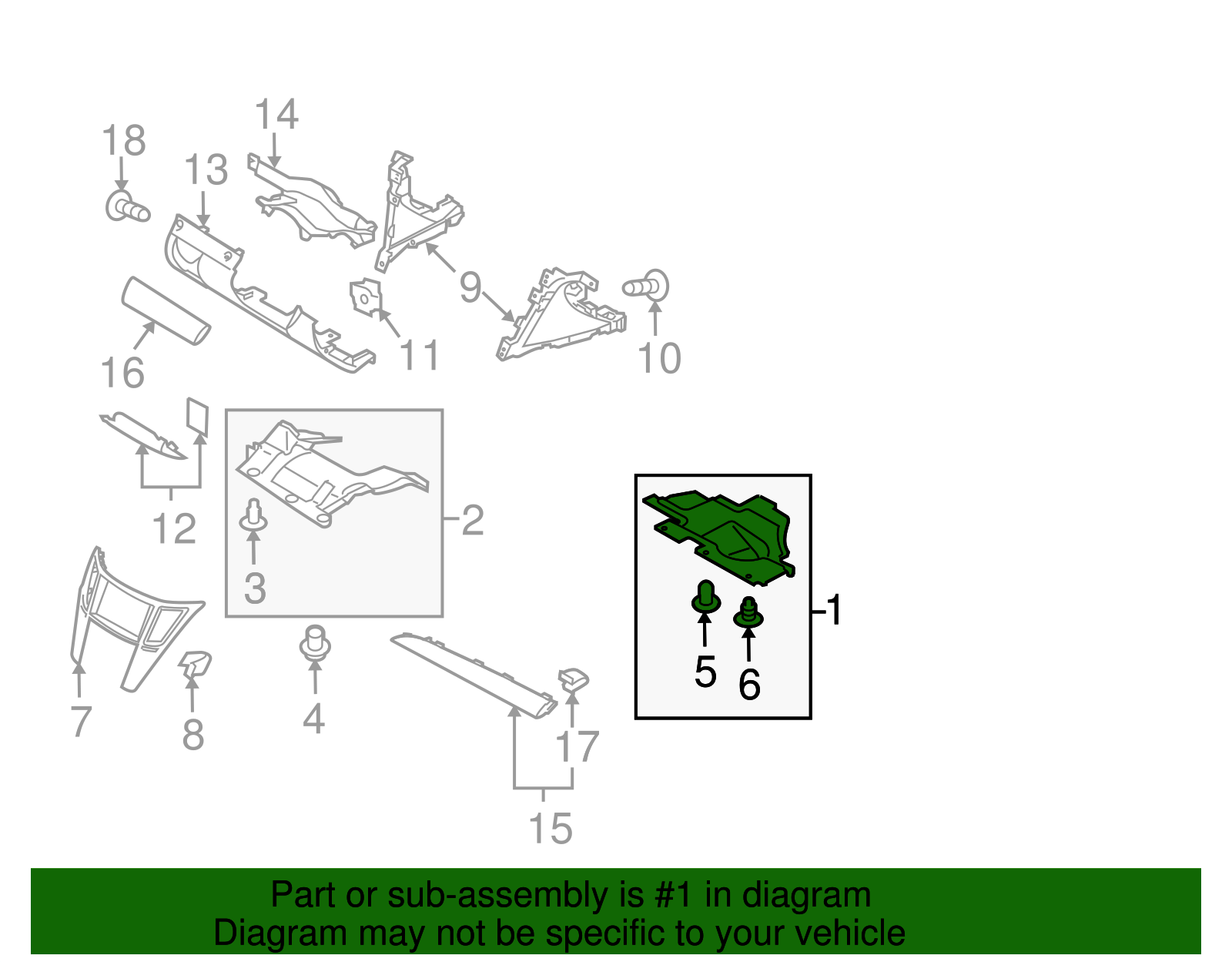 66066AJ00B - 2010-2014 Subaru - Under Cover | Subaru Parts Deals