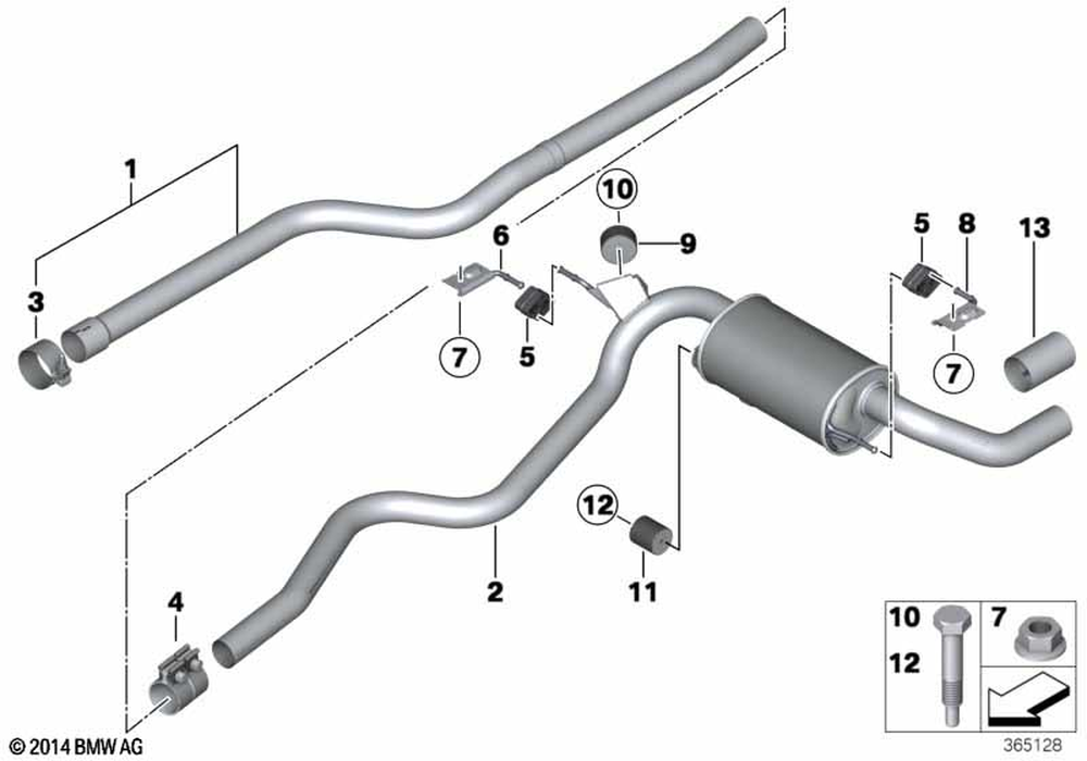 18308570176 - BMW Rp Scr Catalytic Converter 2011-2019 BMW ...