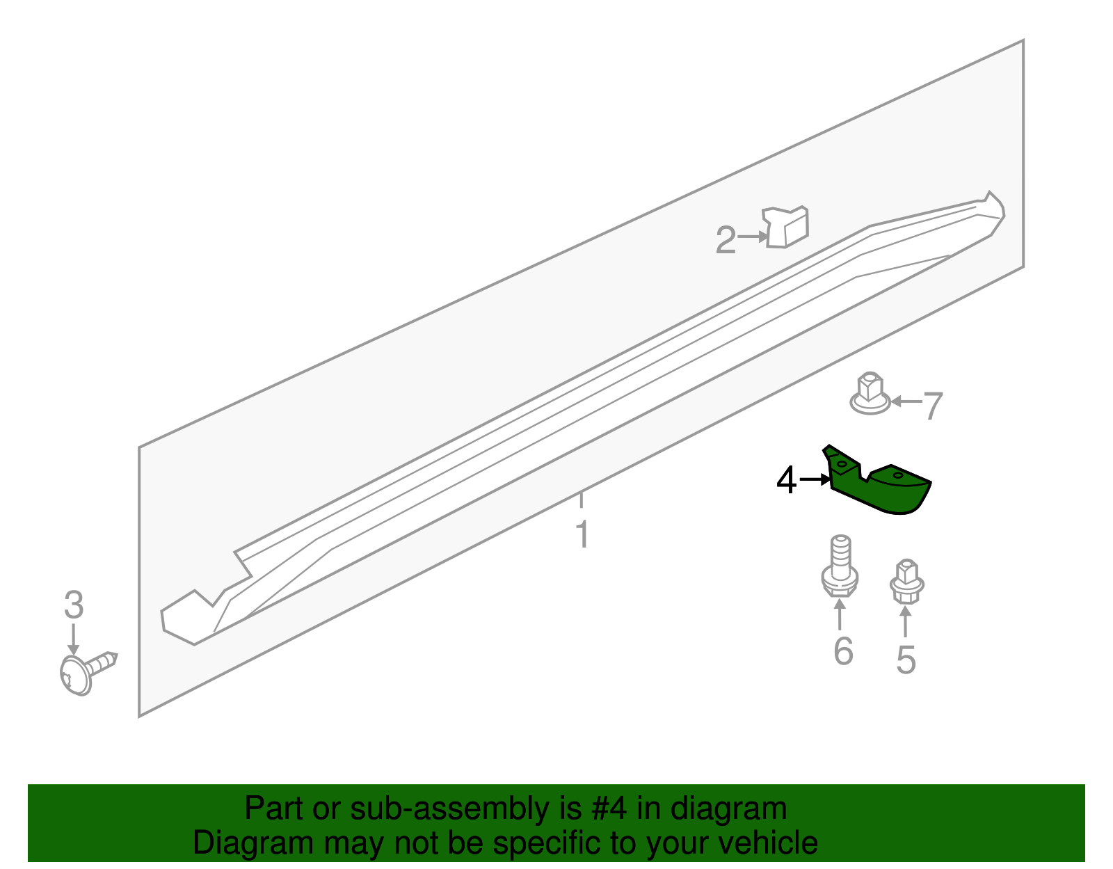 2011-2017 Nissan Juke Deflector 76856-1KA0A | Nissan Parts Central