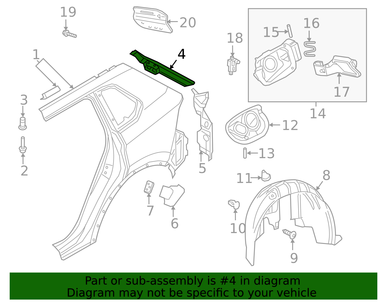 5NA-809-641-B - Drip Channel - 2018-2024 Volkswagen Tiguan | VW OEM ...