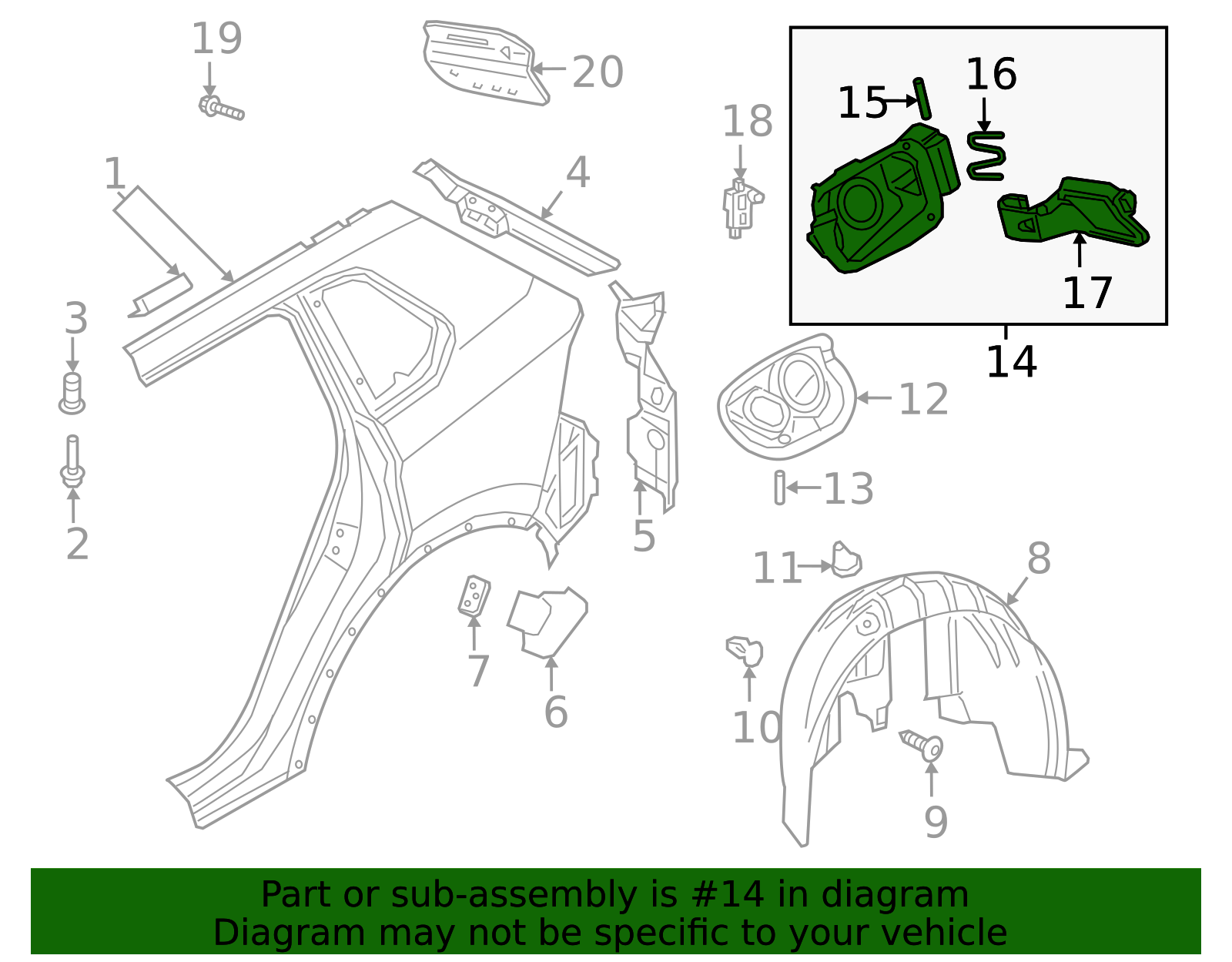 2018-2024 Volkswagen Tiguan Fuel Pocket 5NN-809-857-B | OEM Parts Online