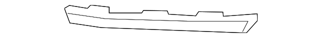 2017-2019 GMC Acadia Anthracite Rear Bumper Fascia Molding 84109984 ...