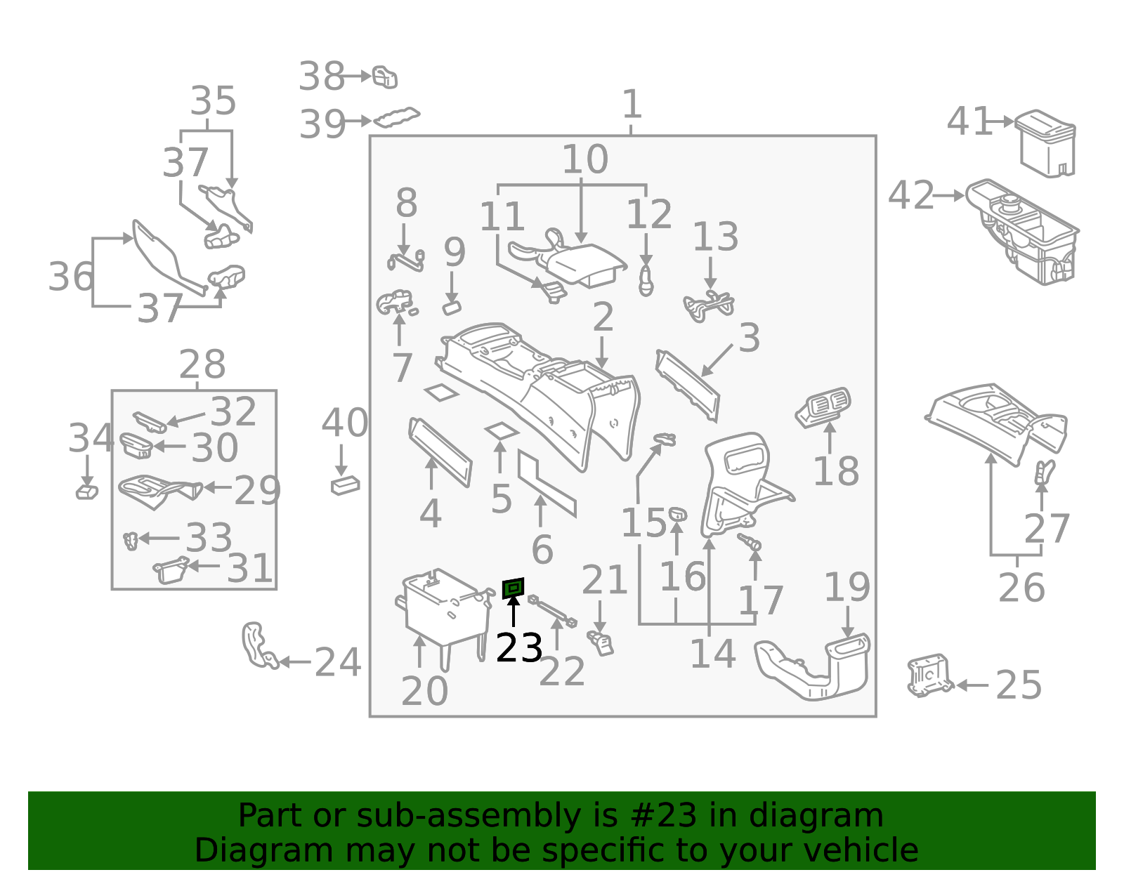 2003-2004 Toyota 4Runner 12 Volt Accessory Power Outlet Cover 85535 ...