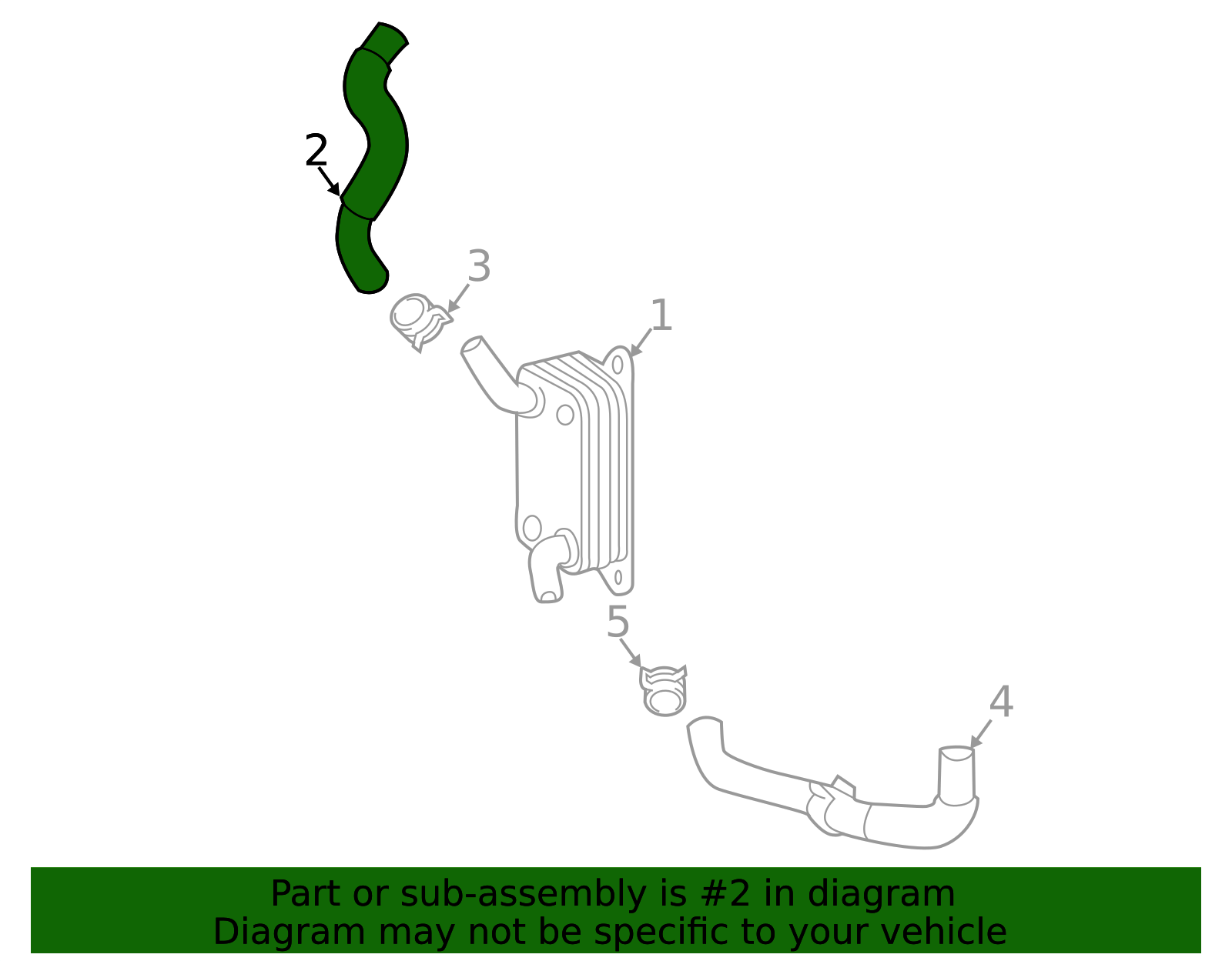Engine Coolant Hose 16262-24010 | Toyota Parts Center