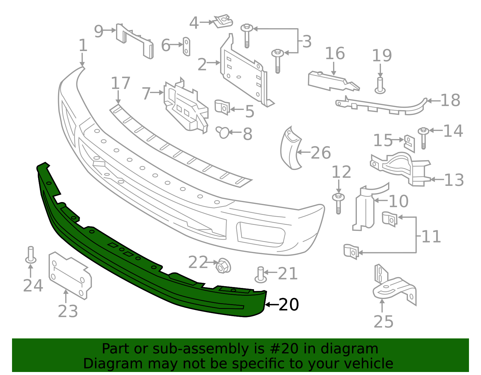 2017-2019 Ford Valance HC3Z-17626-AE | OEM Parts Online