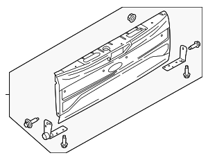 FL3Z-9940700-A - Tail Gate 2015-2017 Ford F-150 | Ford OEM Parts Direct