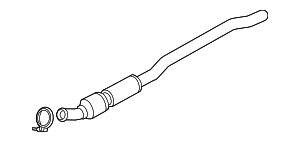 18308627221 - 2017-2024 BMW Center Pipe (18-30-8-627-221) | BMW of ...