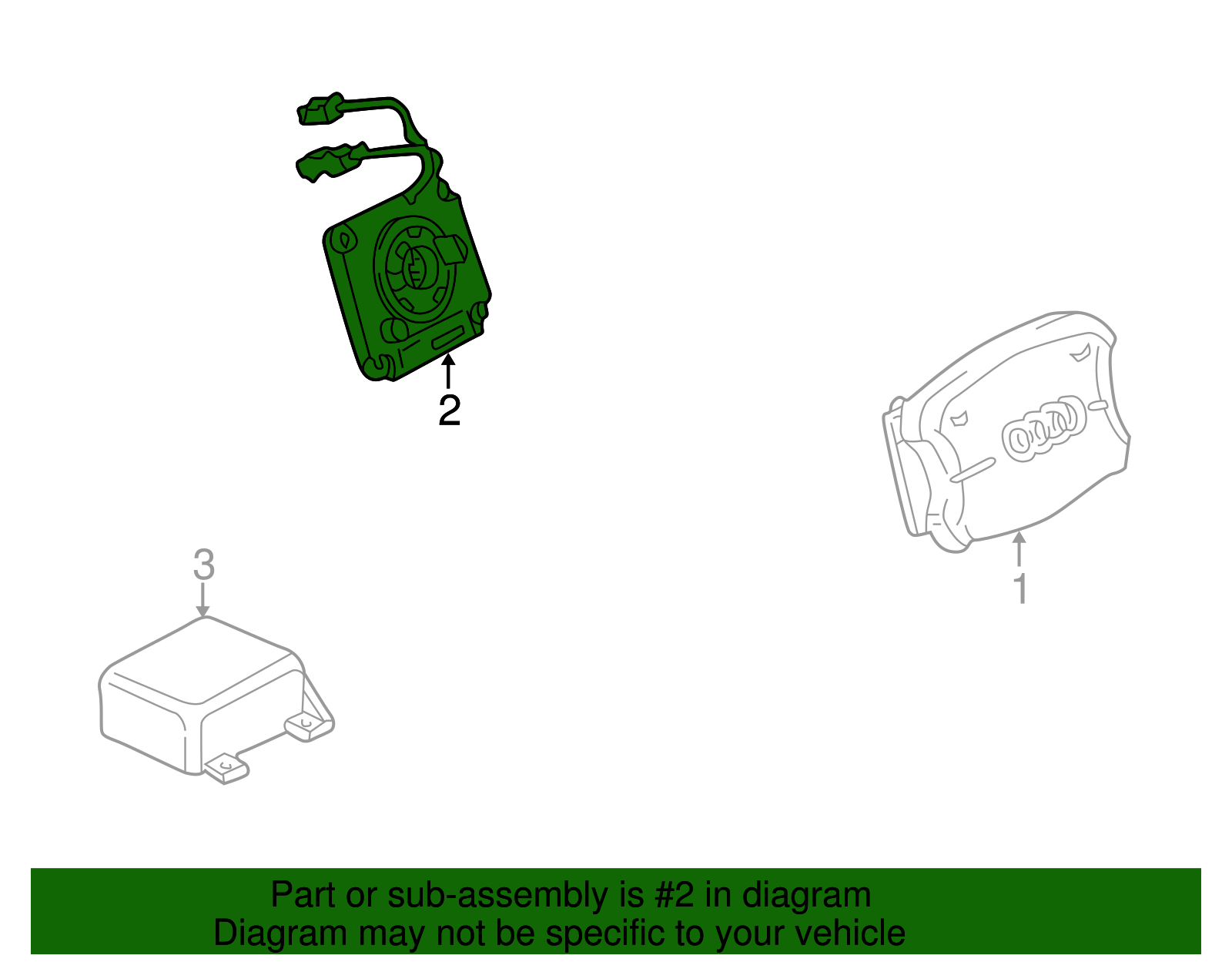 2000-2006 Audi Clock Spring 1J0-959-654-BK | OEM Parts Online