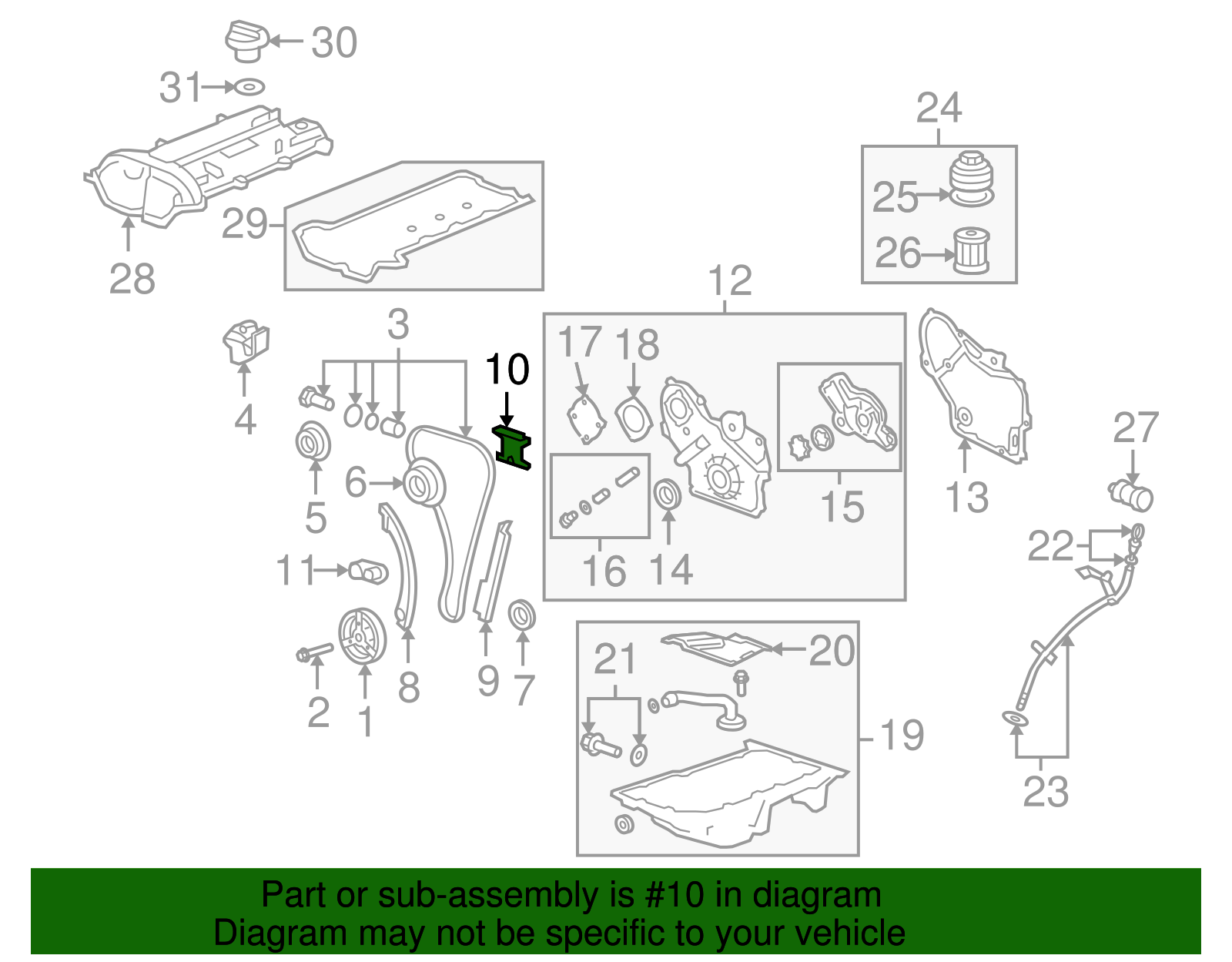 2000-2017 GM Chain Guide 12588387 | Capital Chevy Parts