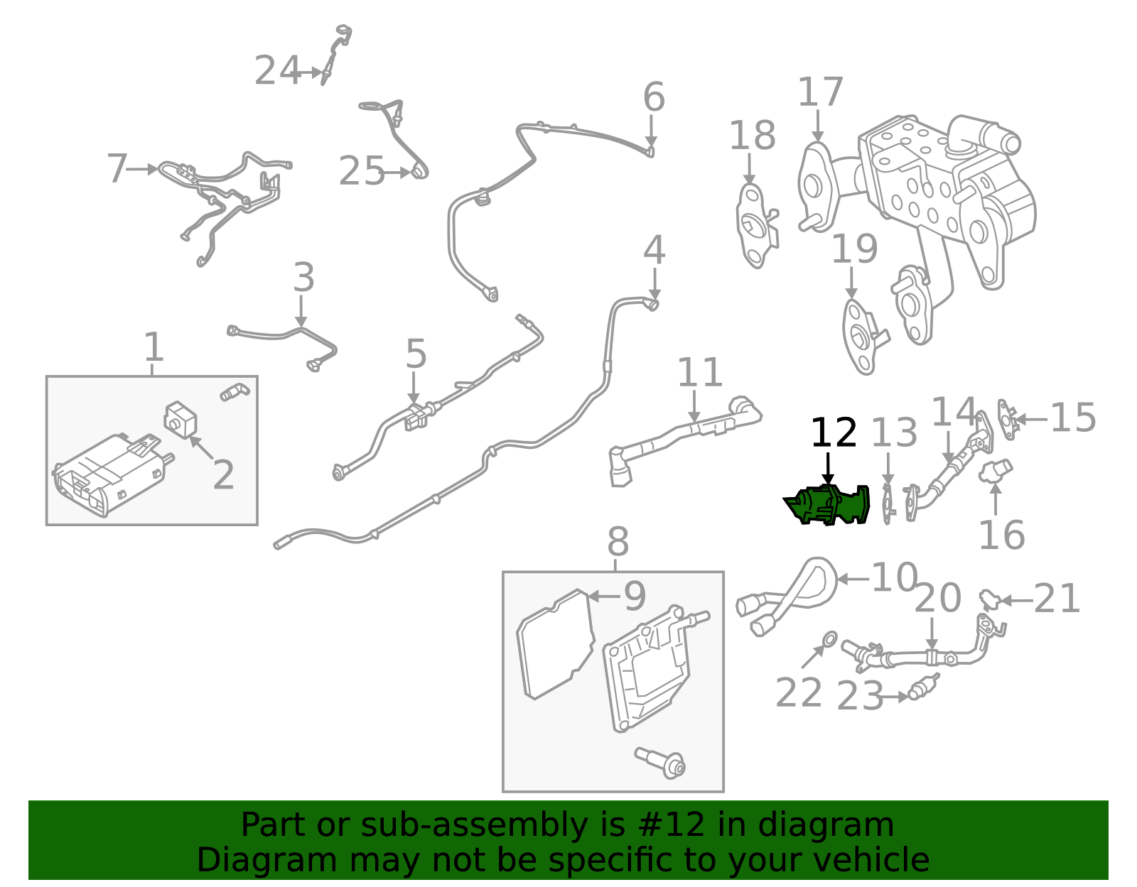 2018-2025 Ford Egr Valve K2GZ-9D475-B | OEM Parts Online