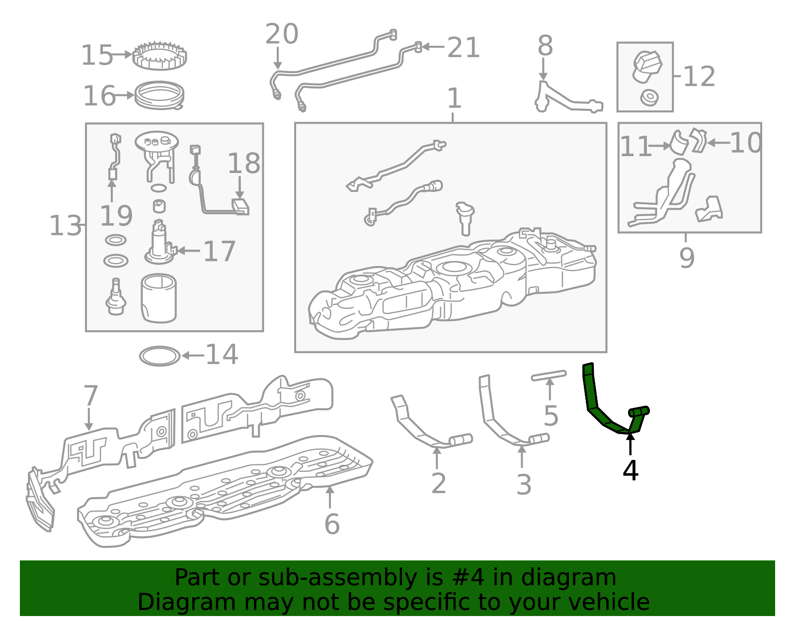 Genuine Official Toyota Fuel Tank Assembly Strap part# 77602-0C130 for ...