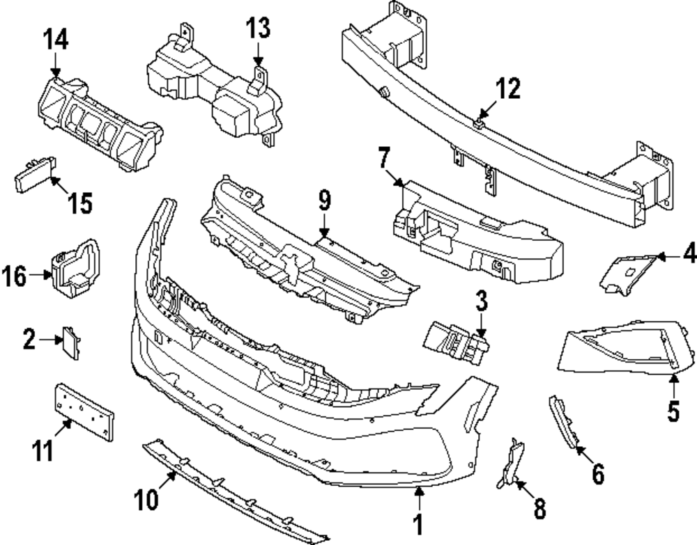 86510-L2BB0 - Bumper Cover 2025 Kia K5 | Kia.Parts Store