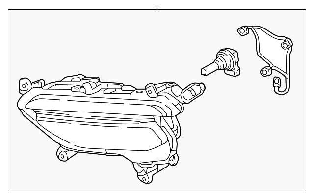 2017-2018 Hyundai Santa Fe Sport Fog Lamp Assembly 92202-4Z510 | OEM ...