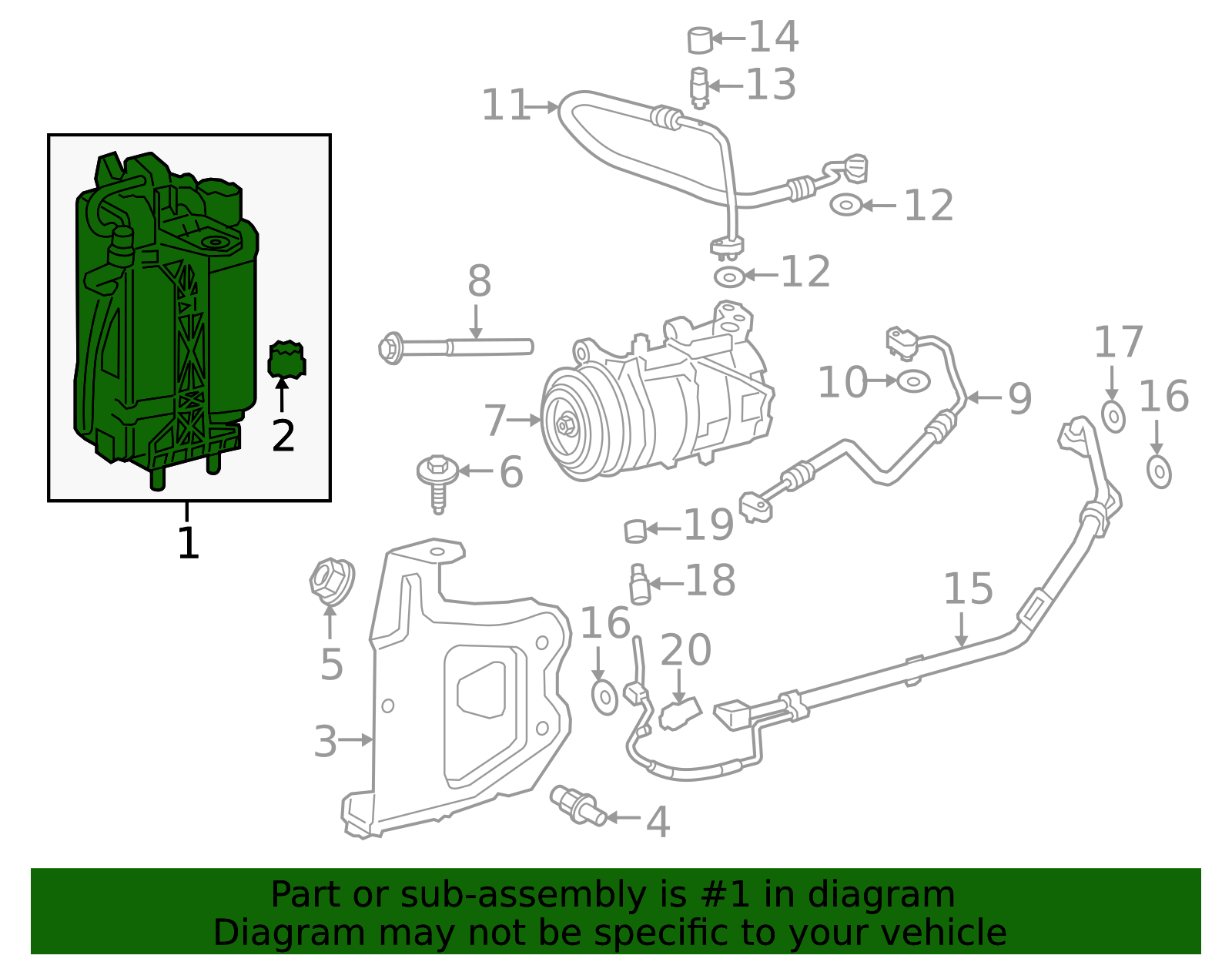 64-50-8-088-925 - 2021-2024 BMW - A/C Condenser | Buy BMW Parts Now