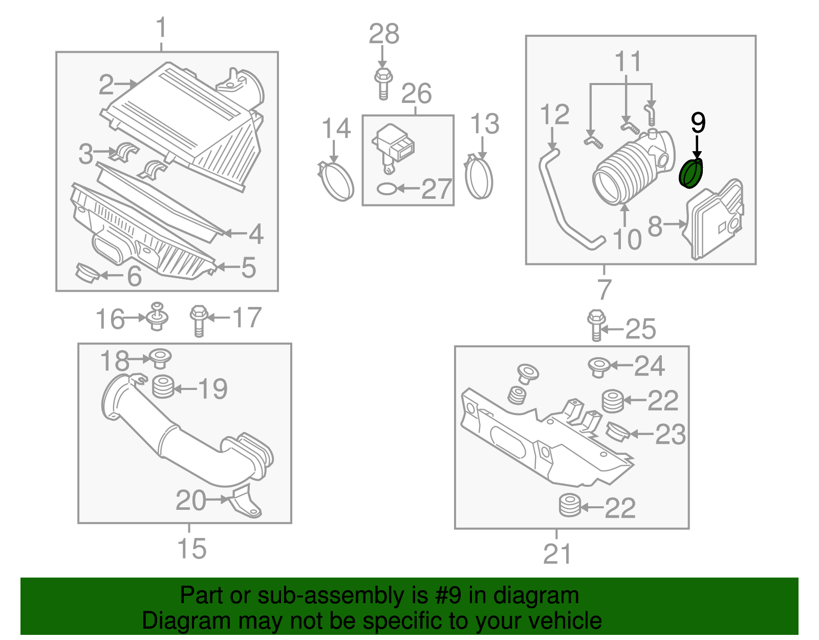 9928-00-500 - High-Quality Resonator Clamp for 2004-2009 Mazda RX-8 ...