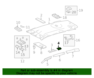 63364-0R010 - High-Quality Curtain Air Bag Bracket for 2006-2012 Toyota ...