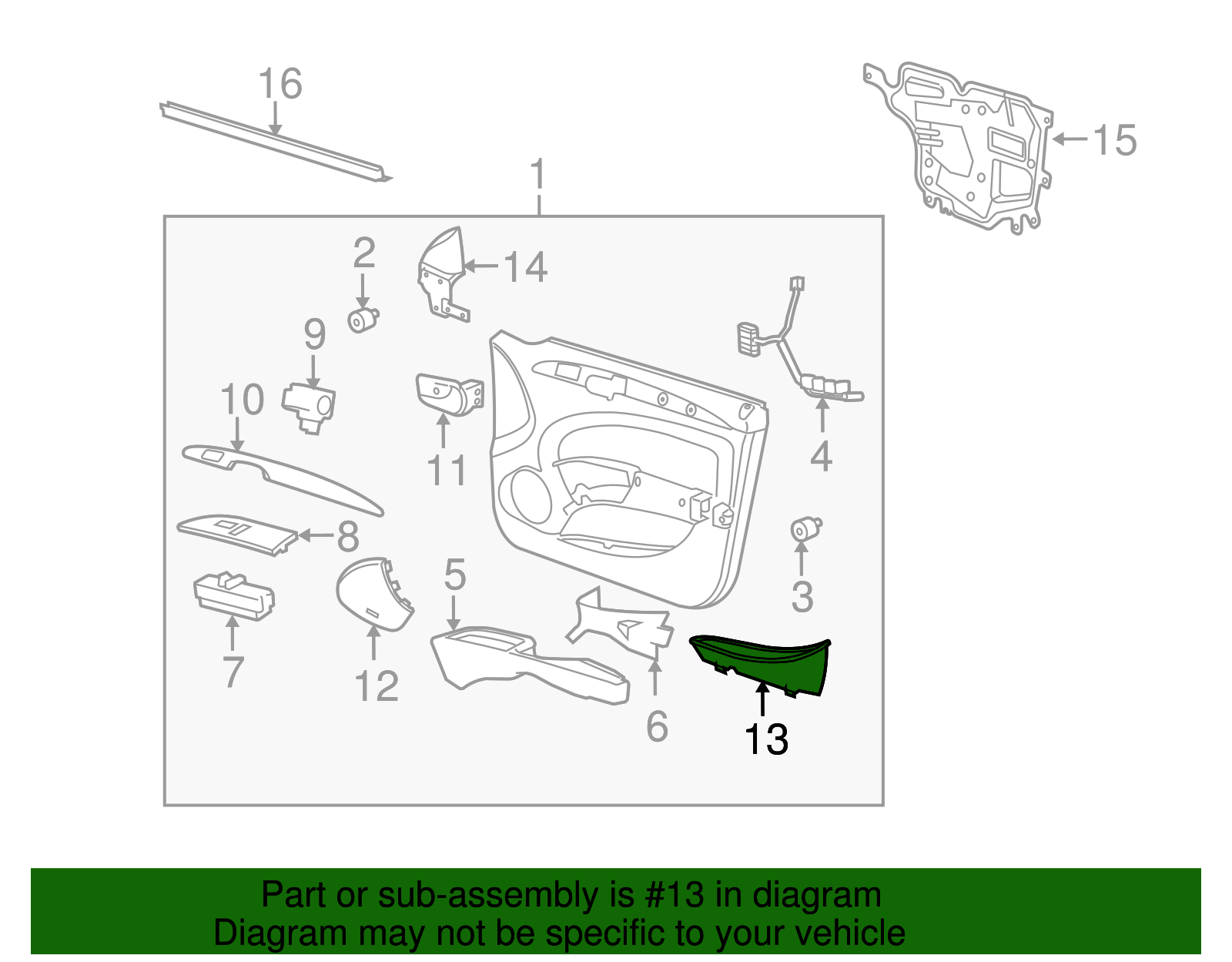20806125 - Map Pocket | Partners Chevy