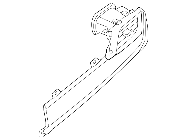 2021-2022 Nissan Rogue Trim Panel 68411-6RR0A | Nissan Parts Central