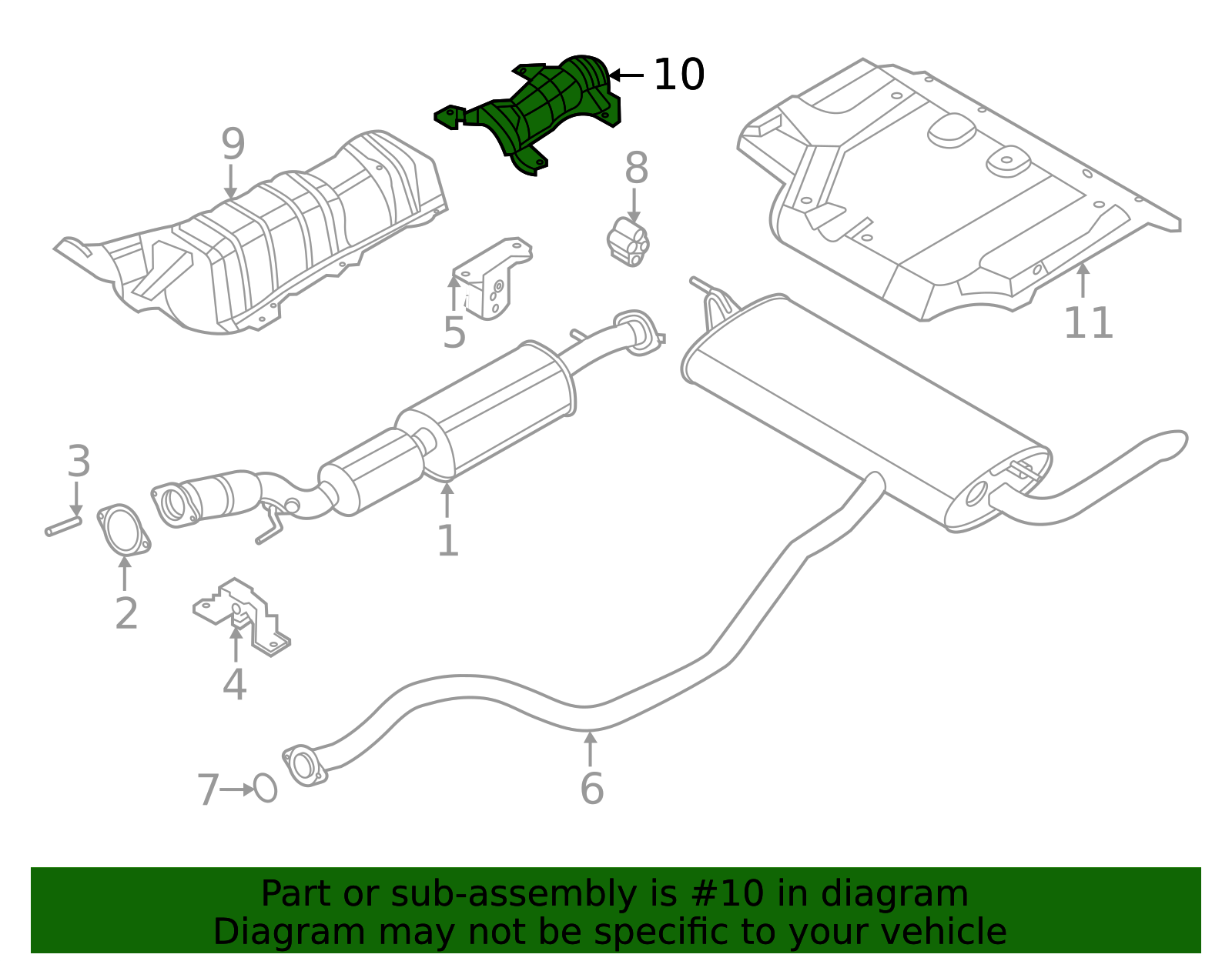 74758-6LH0A - Exhaust Heat Shield Official Nissan Parts Store